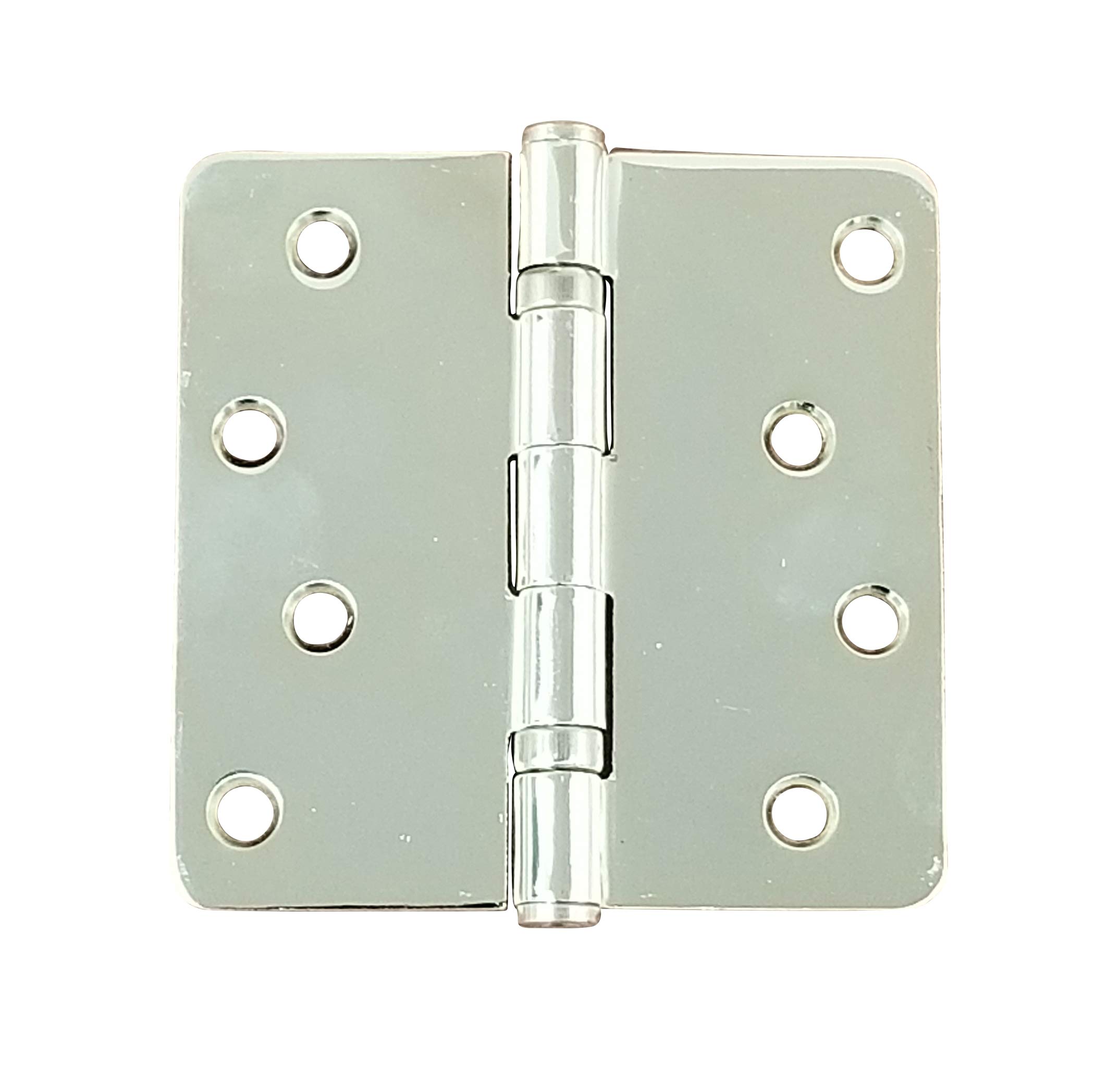 Hinge Outlet Door Hinges 4 Inch with 1/4 Inch Radius - Bright Polished ...