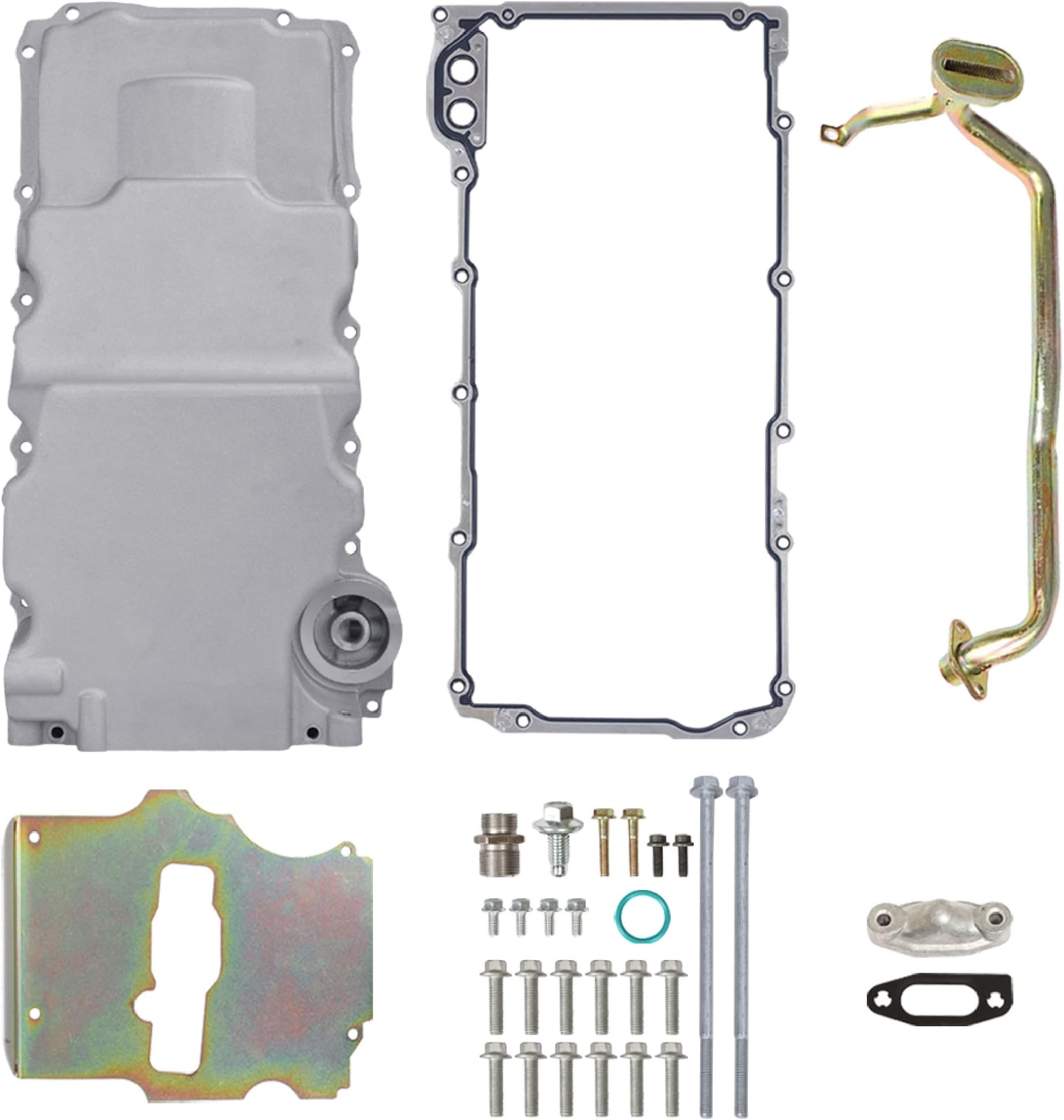 Amazon.com: Bicos 302-3 LS Swap Retrofit Aluminum Engine Oil Pan Kit ...