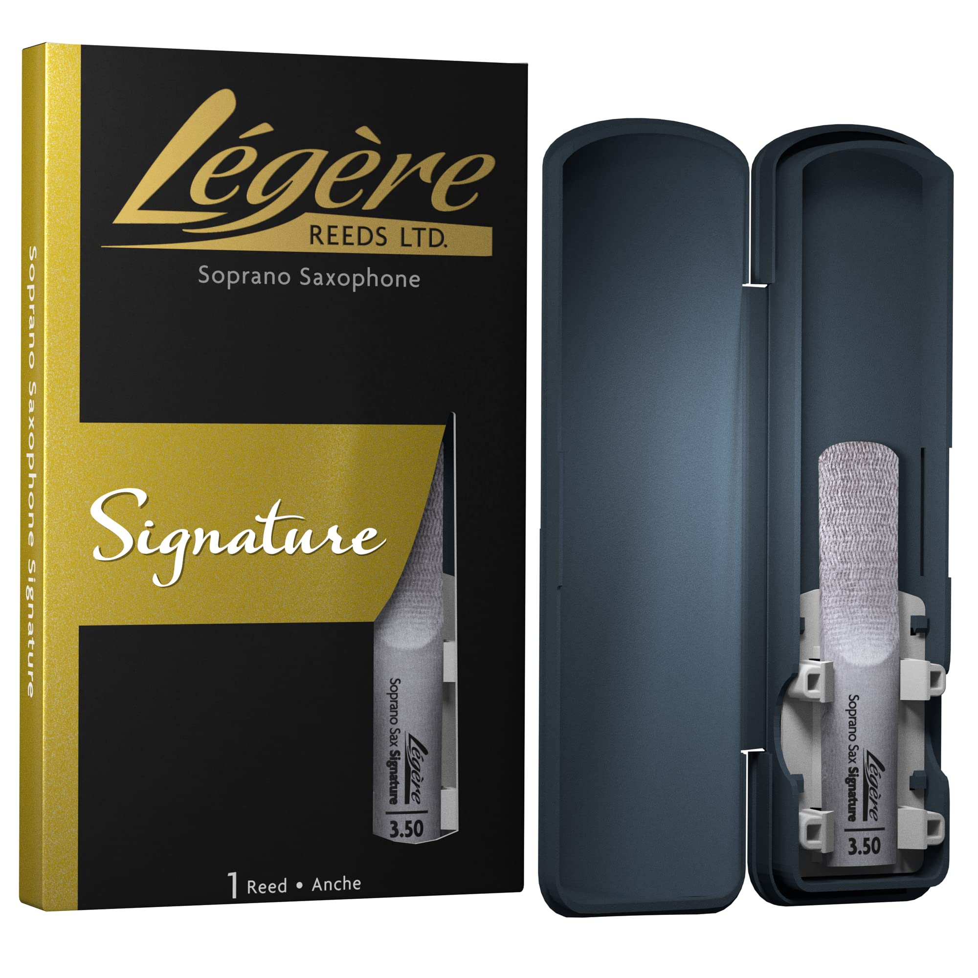 Légère Reeds Premium Synthetic Woodwind Reed, Soprano Saxophone ...