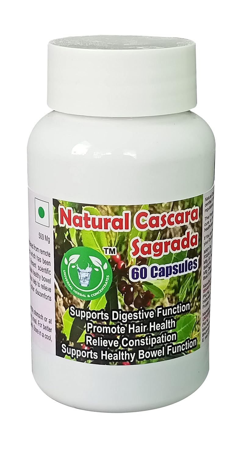 Buy Natural Cascara Sagrada Capsules (Get One Bottle 50ml Natural ...
