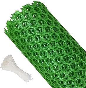 Amazon.com : Plastic Mesh Fence Cuttable Chicken Wire Fence Mesh, 16ft ...