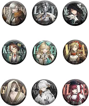 Amazon.co.jp: Reverse 1999 Badge Brooch High Definition Image Can Batch ...