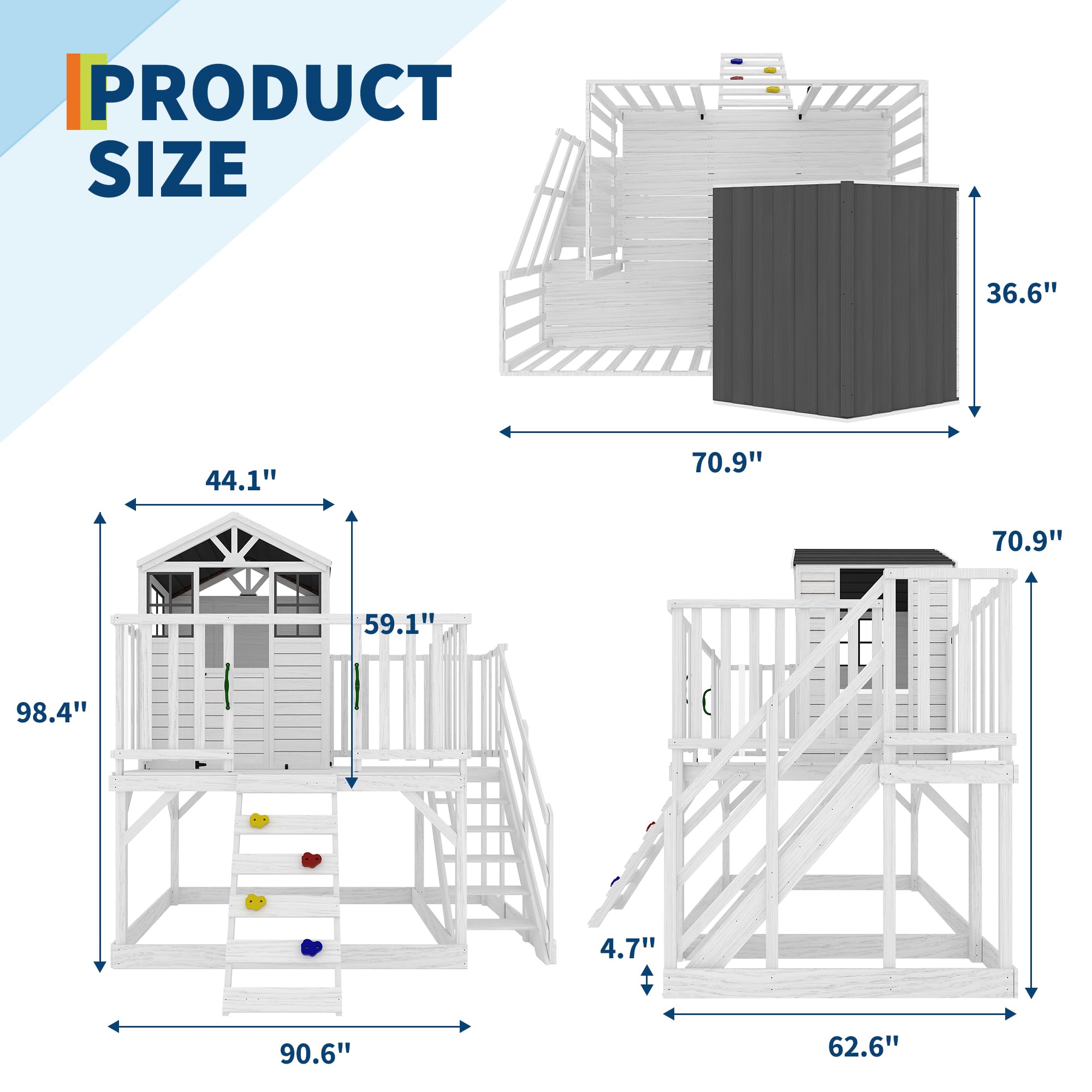 Snapklik.com : Kids Outdoor Playhouse