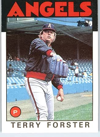 Amazon.com: Baseball MLB 1986 Topps Traded #37 Terry Forster Angels ...