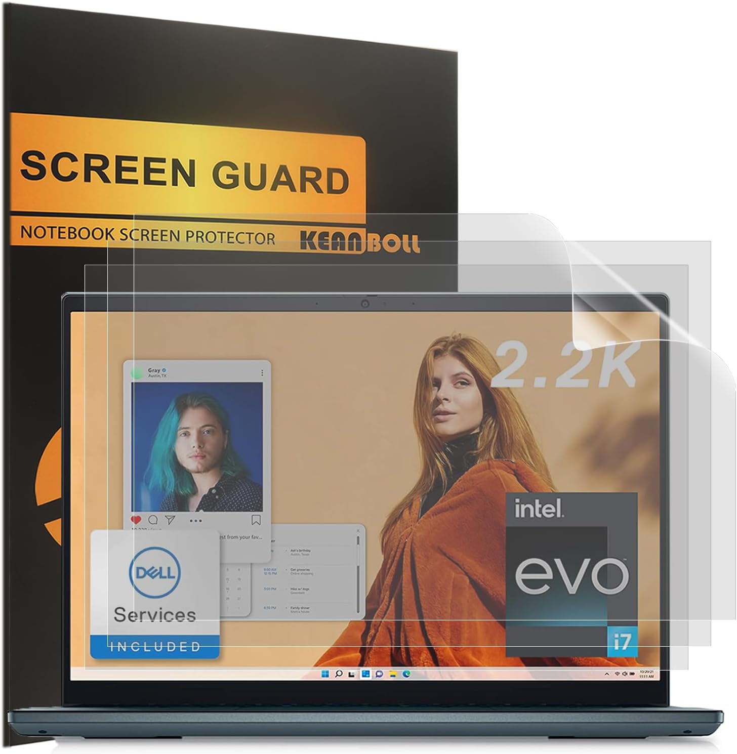 Amazon.com: KEANBOLL 3 Pack Anti Glare Screen Protector for 2024 2023 ...