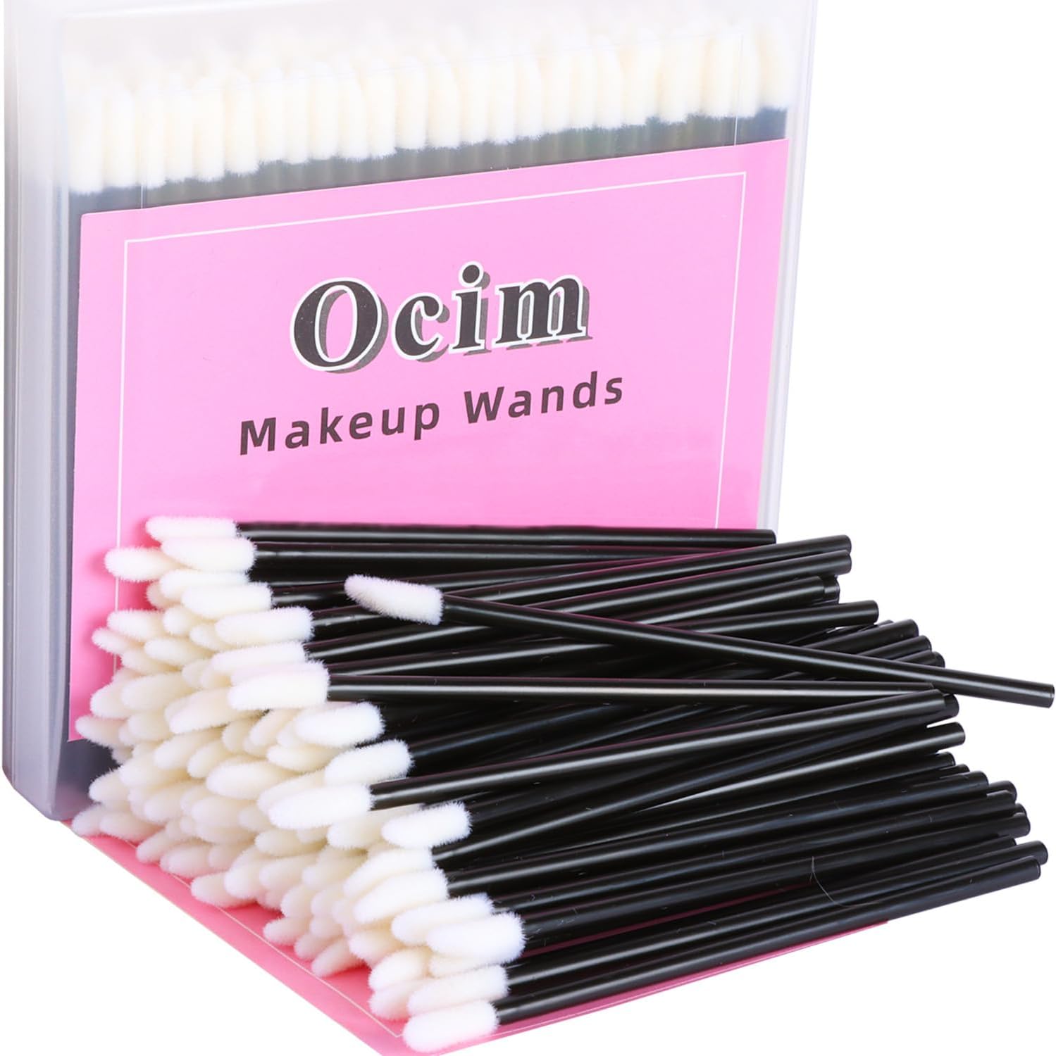 Amazon.com: 100 Pieces Disposable Lip Wands Lip Gloss Applicators ...