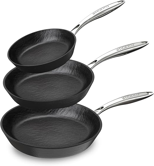 Amazon.com: imarku Non Stick Frying Pans, 8&10&12 inch Nonstick Skillet ...