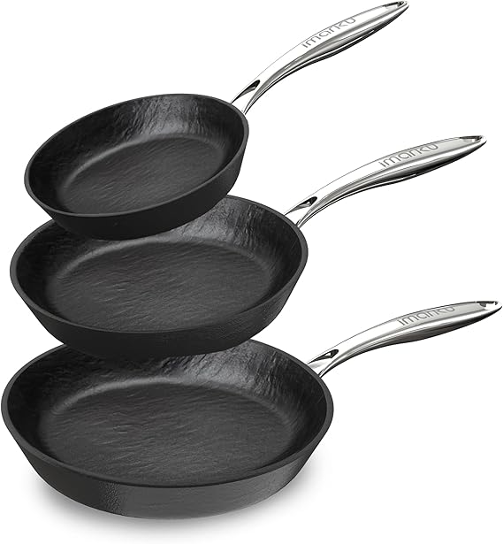 Amazon.com: imarku Non Stick Frying Pans, 8&10&12 inch Nonstick Skillet ...