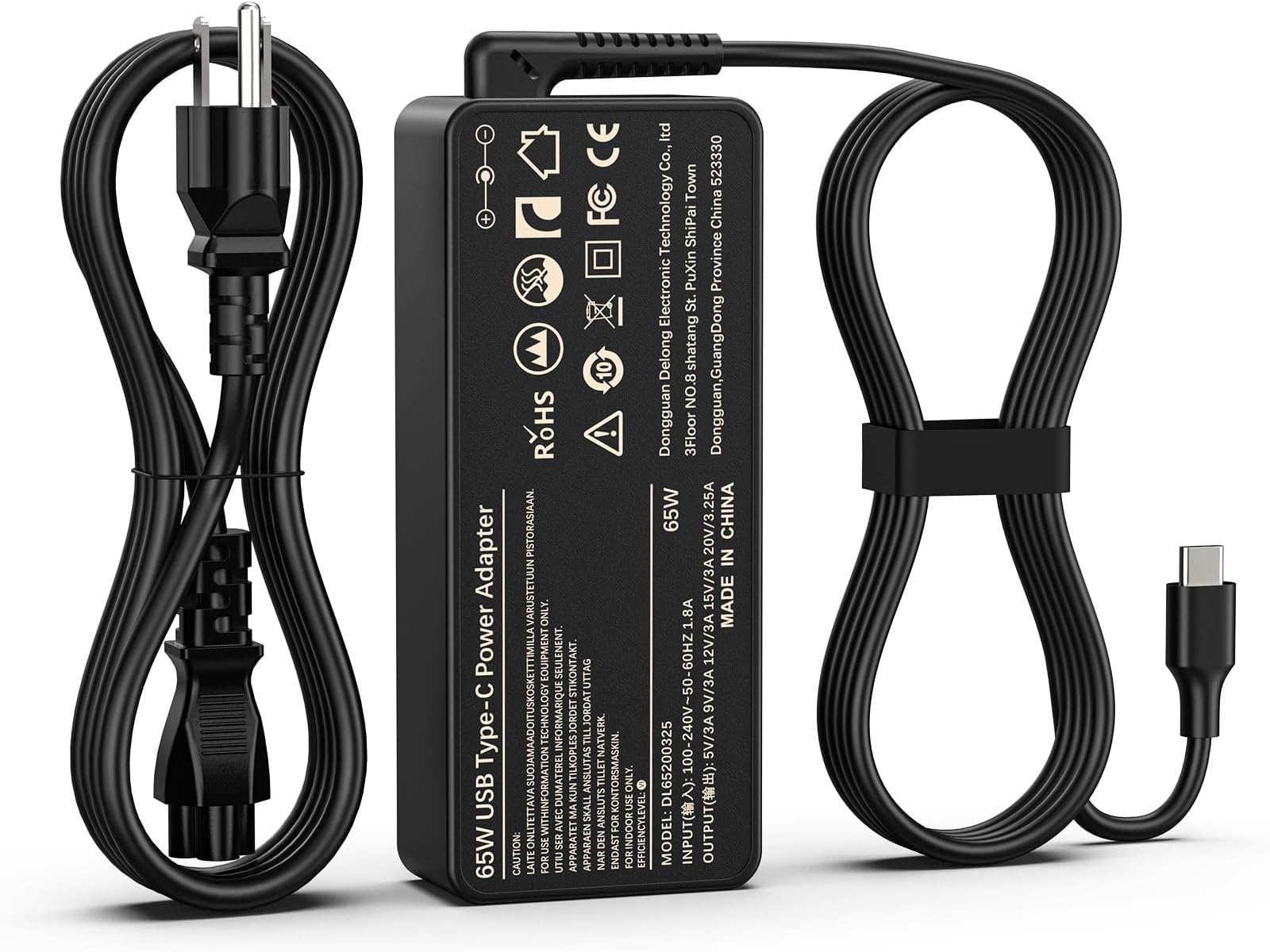 Amazon.com: Lenovo USB-C 65W AC Adapter (UL) - 65 W - 5 V DC Output