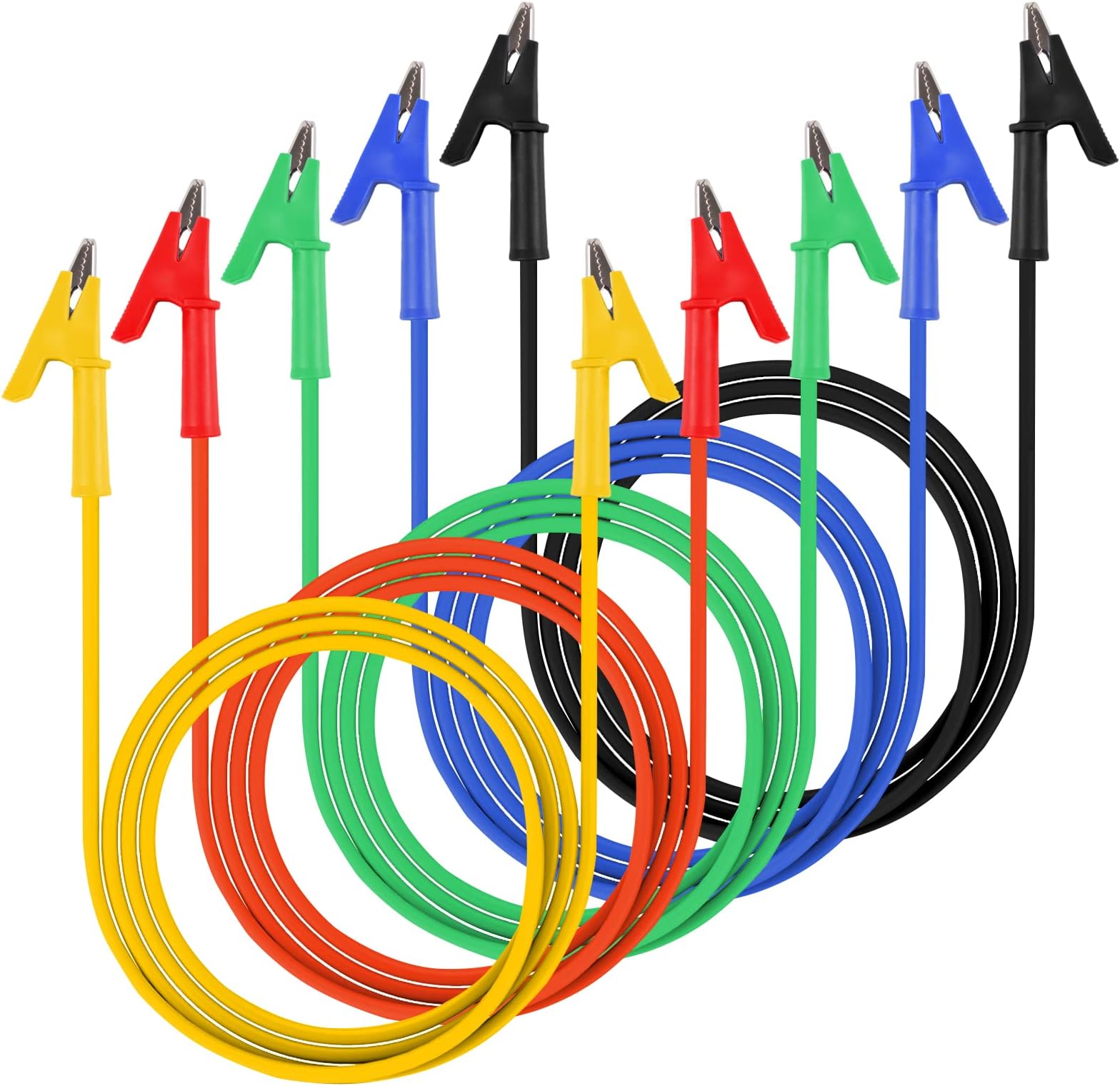 Amazon.com: 4 Pcs Alligator Clips to Alligator Clip Heavy Duty Silicone ...