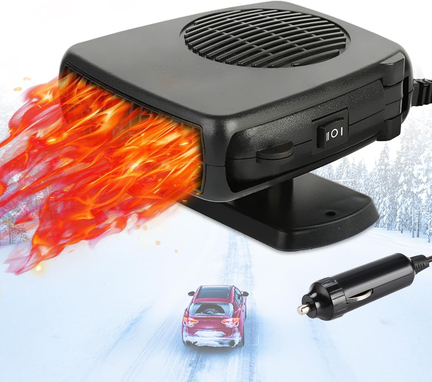Amazon.com: Car Heater, Portable Car Heater with 360° Rotary Base ...