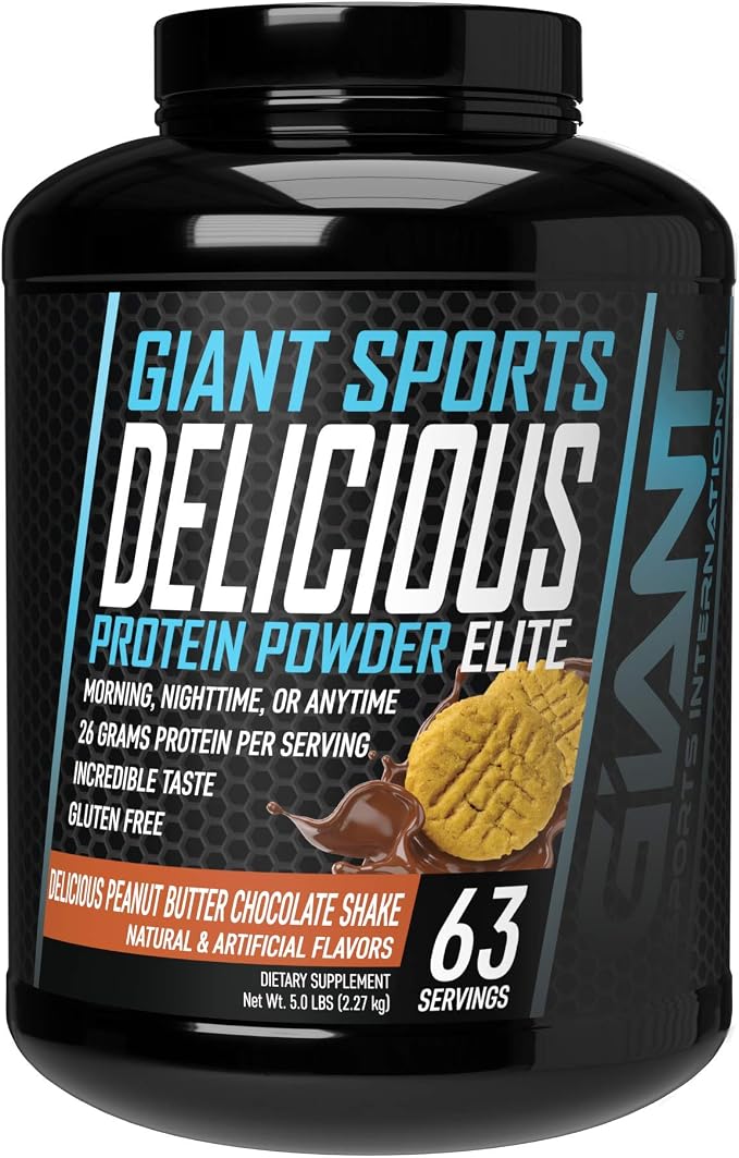 GIANT SPORTS | Delicious Elite Protein Powder | 63 Porciones | Sabor ...