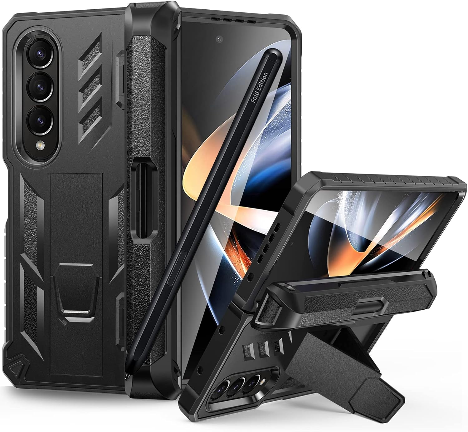 Amazon.com: for Samsung Galaxy Z-Fold4 5G Case: S-Pen Holder with Hinge ...