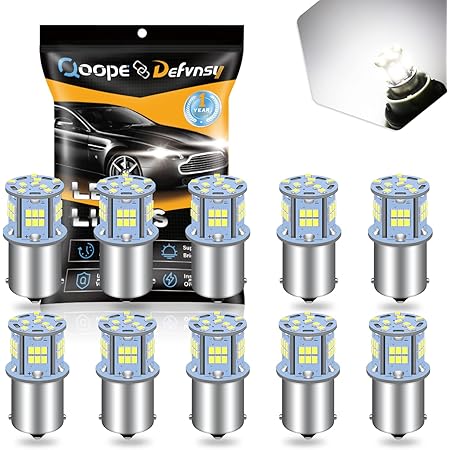 Amazon.com: Qoope 1156 LED Bulb Non-Polarity White Super Bright, RV Light Bulbs 12V 1141 1003 ...