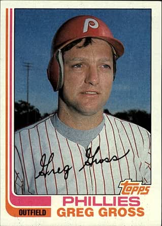 Amazon.com: 1982 Topps Baseball Card #53 Greg Gross : Collectibles ...