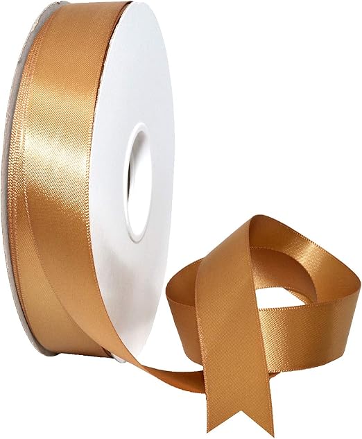Amazon.com: Morex Ribbon 08822/50-693 Double Face Satin Ribbon 7/8" X ...