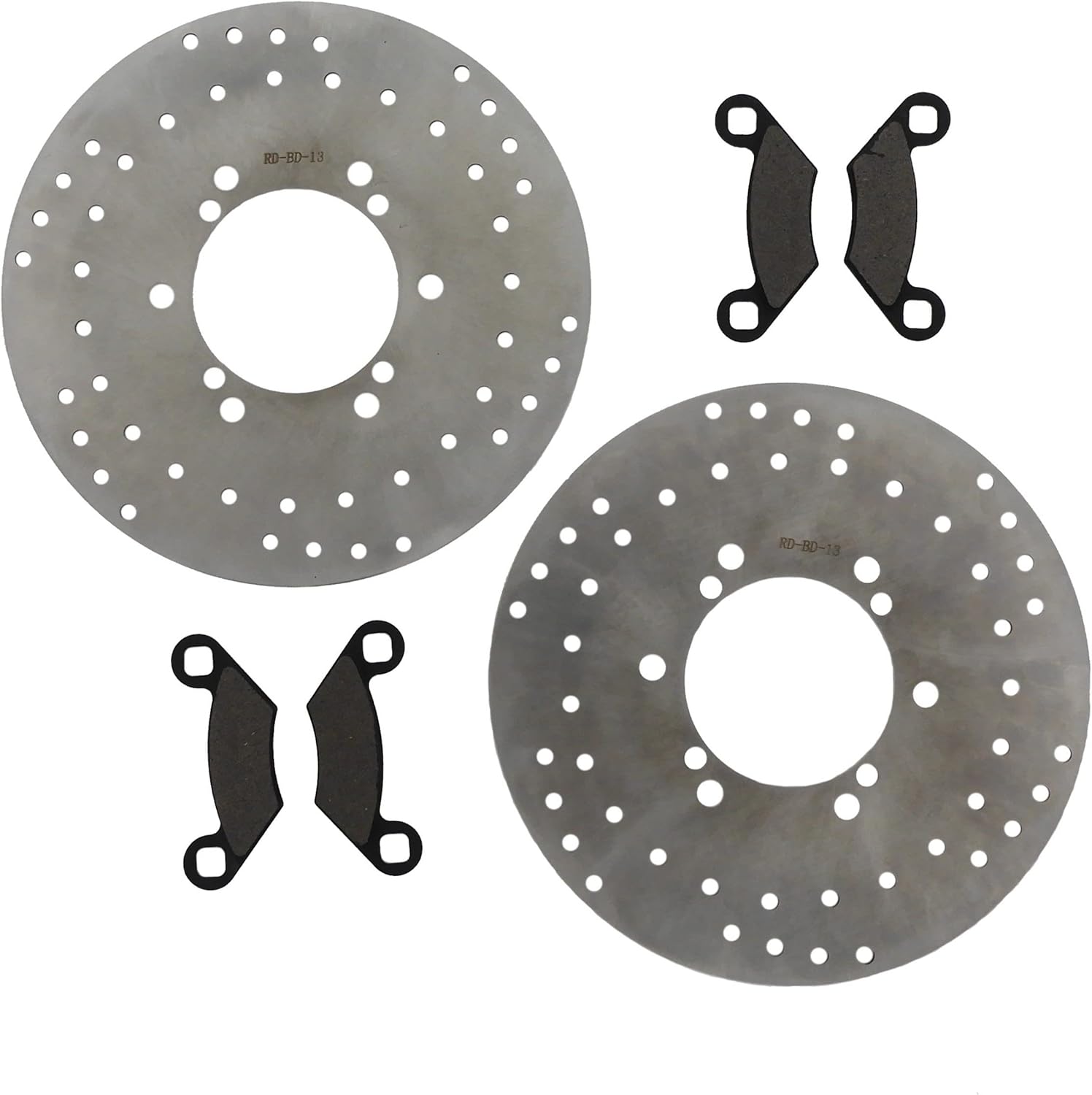 Amazon.com: 1999 Polaris 500 Worker Front Brakes Brake Pads And Brake ...