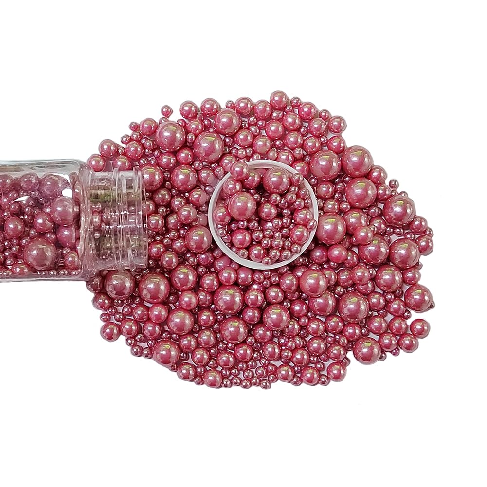 Amazon.com: Edible Rose Gold Sugar Pearls Candy Sprinkles 120G/ 4 ...
