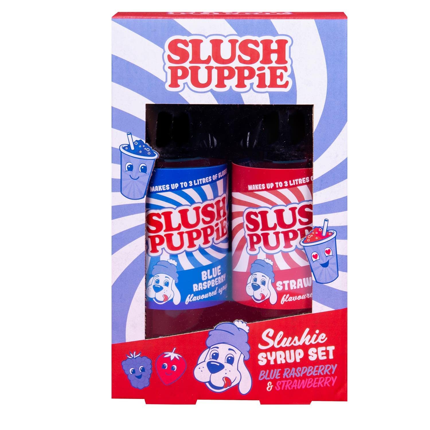 Buy Slush Puppie Pack of 2 Flavours. Includes Iconic Blue Raspberry ...