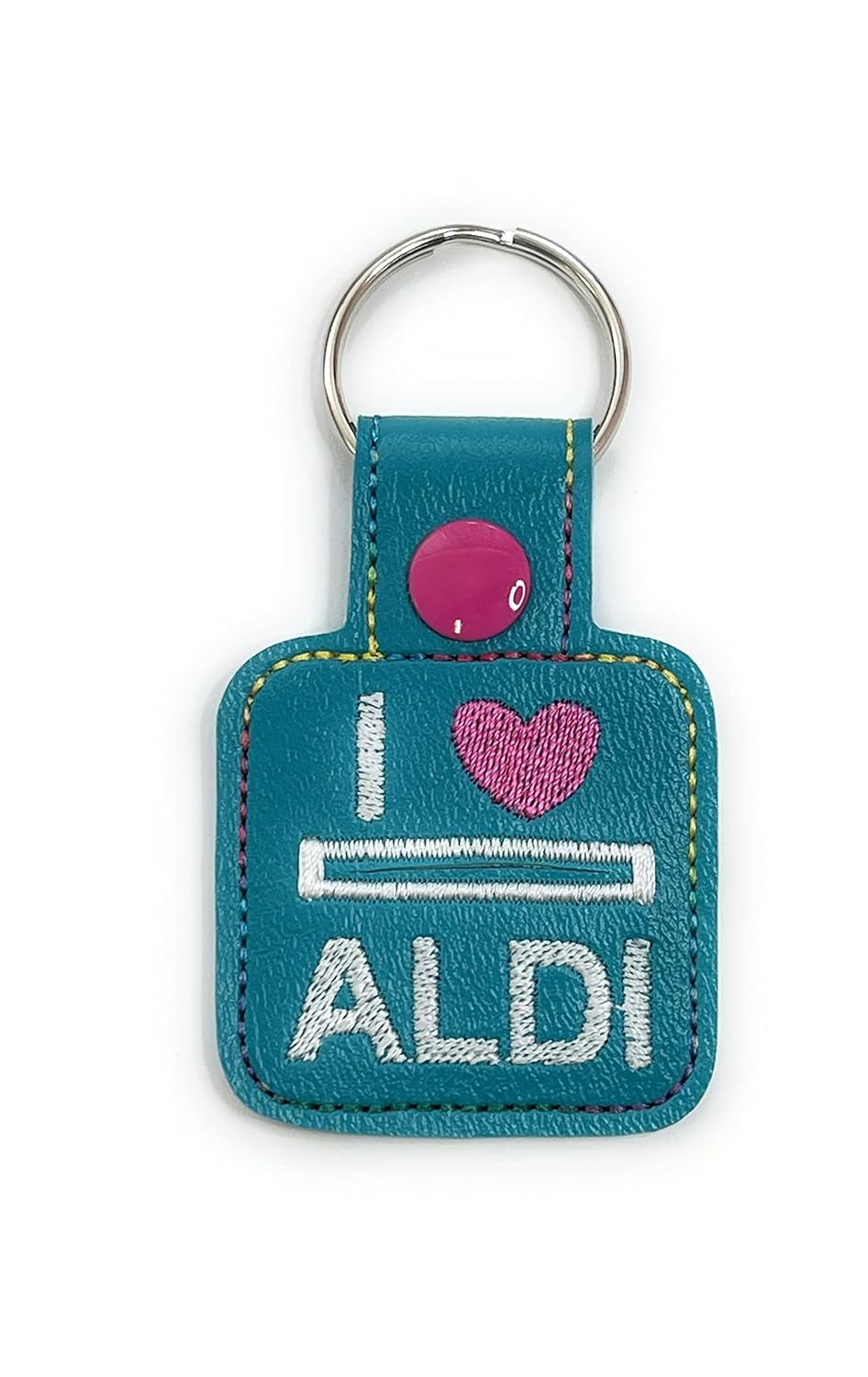 Amazon.com: Aldi Quarter holder keeper keychain, I love Aldi Key Chain ...