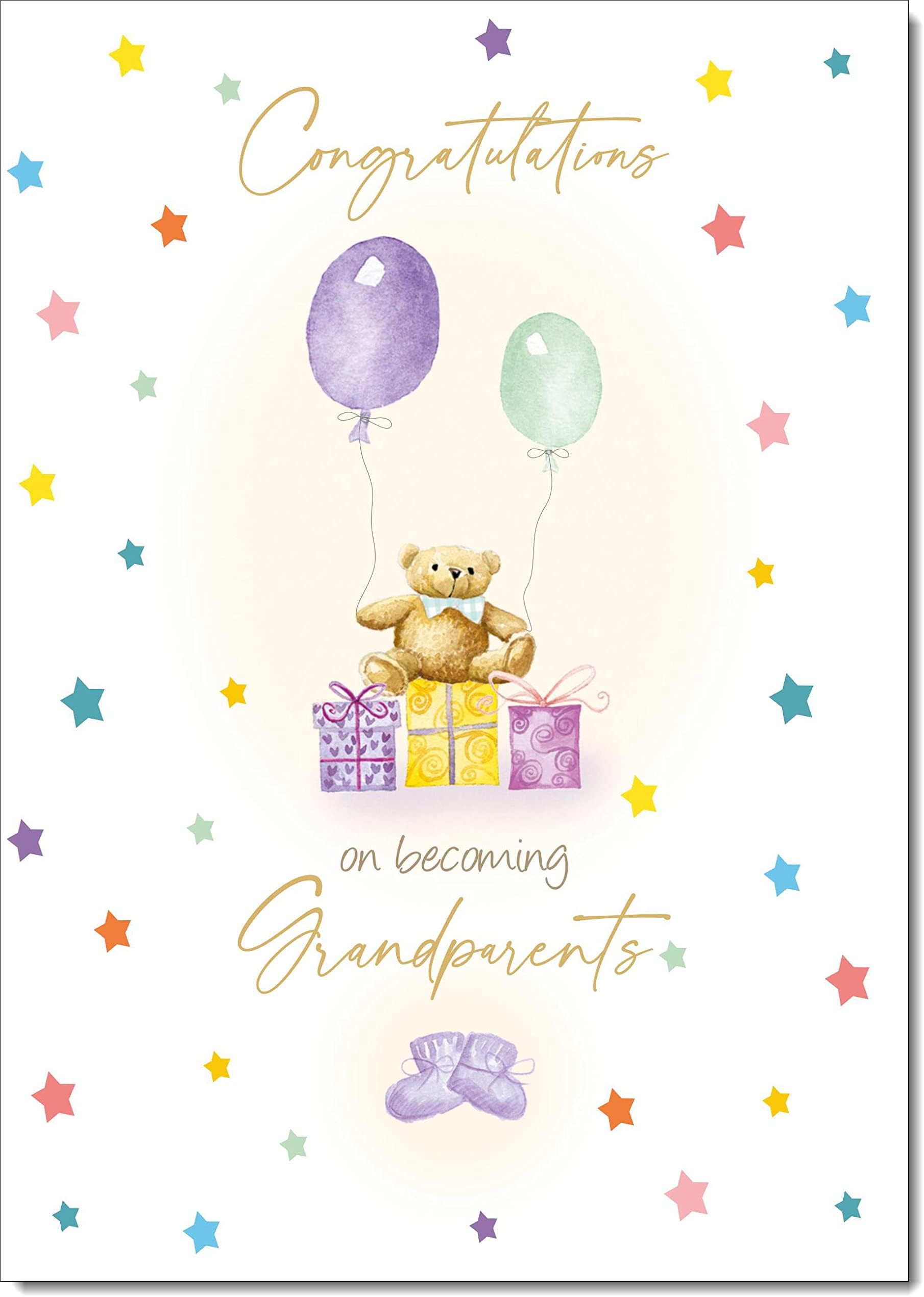 On The Birth Of Your First Grandchild New Grandparents Congratulations ...
