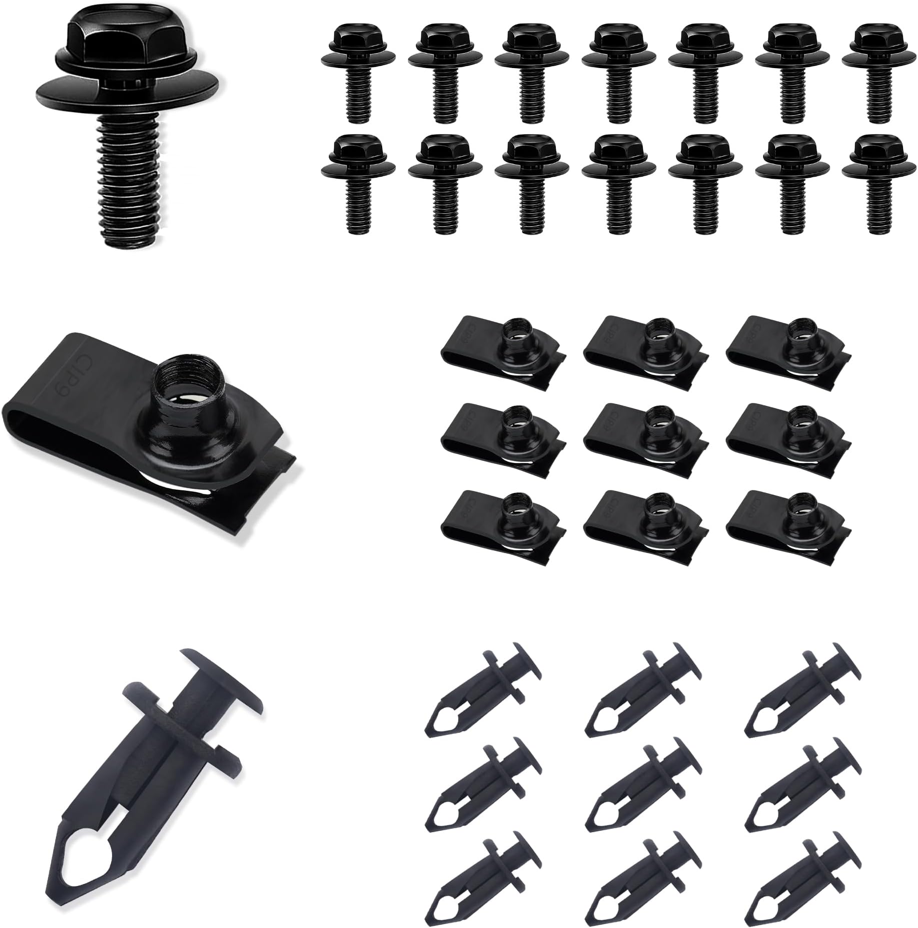 35PCS Car Clips Fasteners for Engine Cover Compatible with Infiniti G35 ...