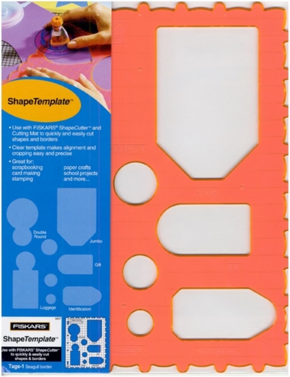 Amazon.com: Fiskars 48577097 Shape Template, Tags