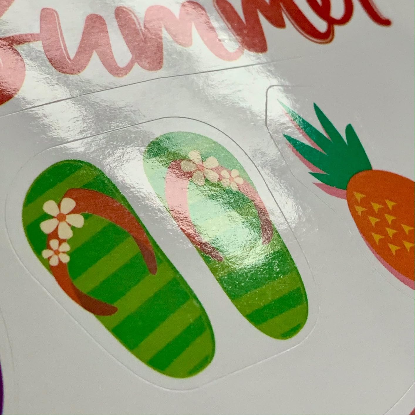 Summer Theme Stickers for Kids, 16 Sheets Beach Ice Cream Hawaiian ...