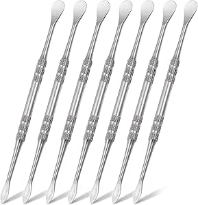 Amazon.com: HARFINGTON 7pcs Wax Carving Tool 4.75" Double-Headed Stainless Steel Sculpture Tools ...