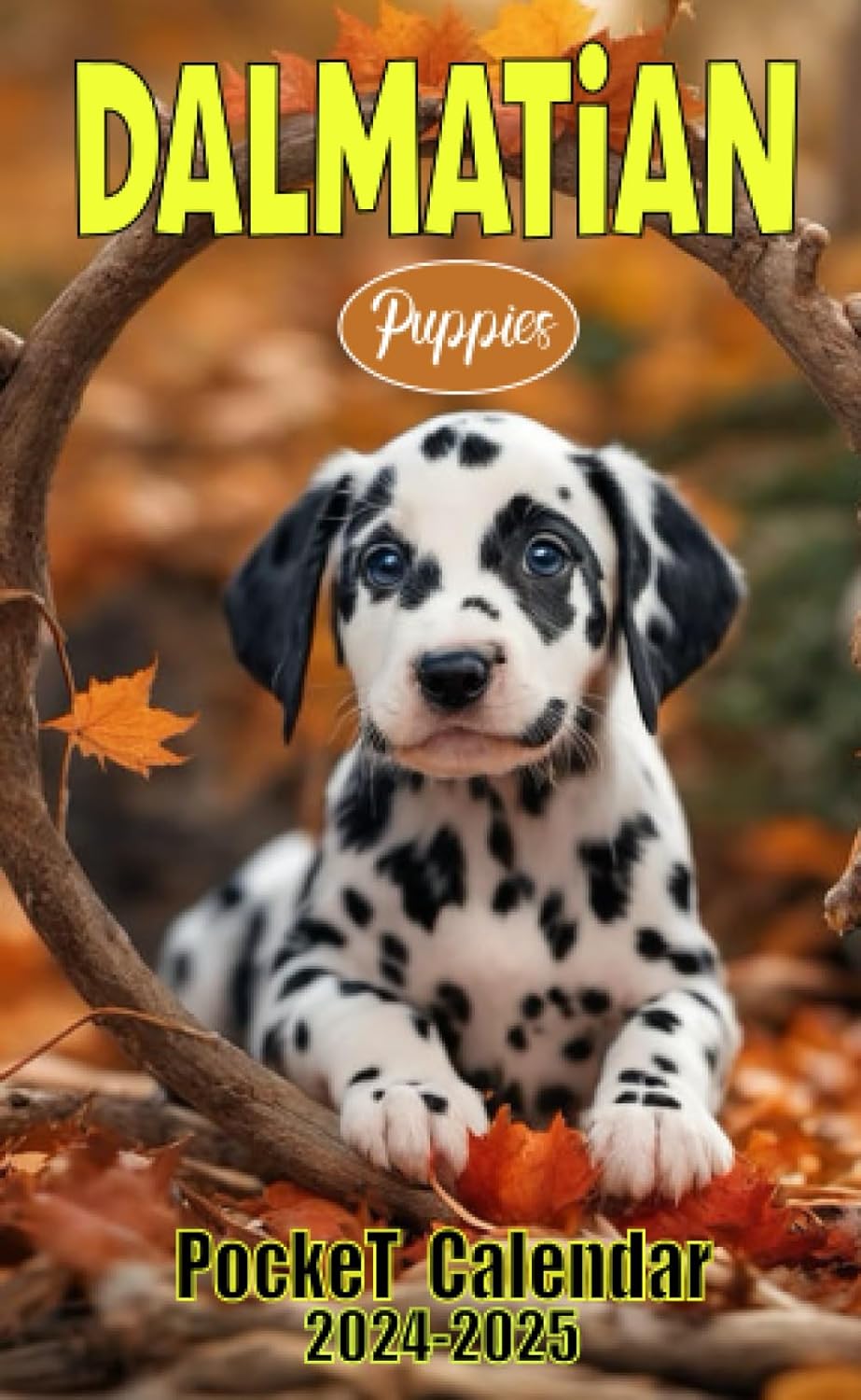 Amazon.com: 2024-2025 Dalmatian Puppies Pocket Calendar: Small monthly ...