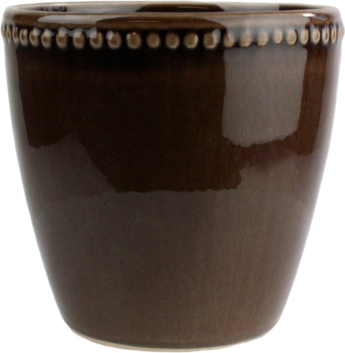 Amazon.com: HomArt Parisian Ceramic Cachepot, Large, Brown : Patio ...