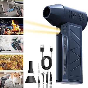 Amazon.com: Snow Whiz LED Turbo Blower - 3 Gear Adjustable Mini Turbo ...