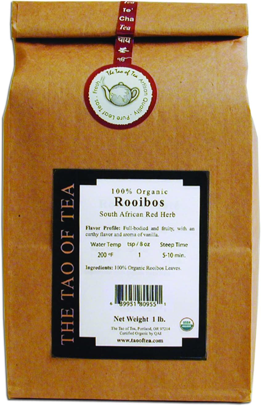 Amazon.com : Rooibos Tea 1LB (16Oz) 100% CERTIFIED Organic (USDA seal ...