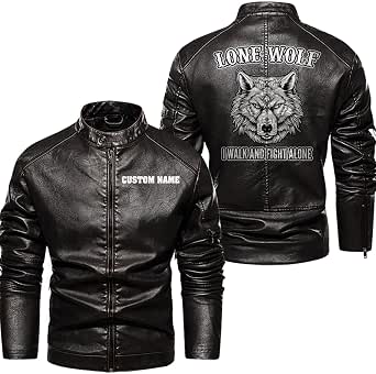 Amazon.com: orealexpress Lone Wolf No Club Biker White Wolf Calm Face ...