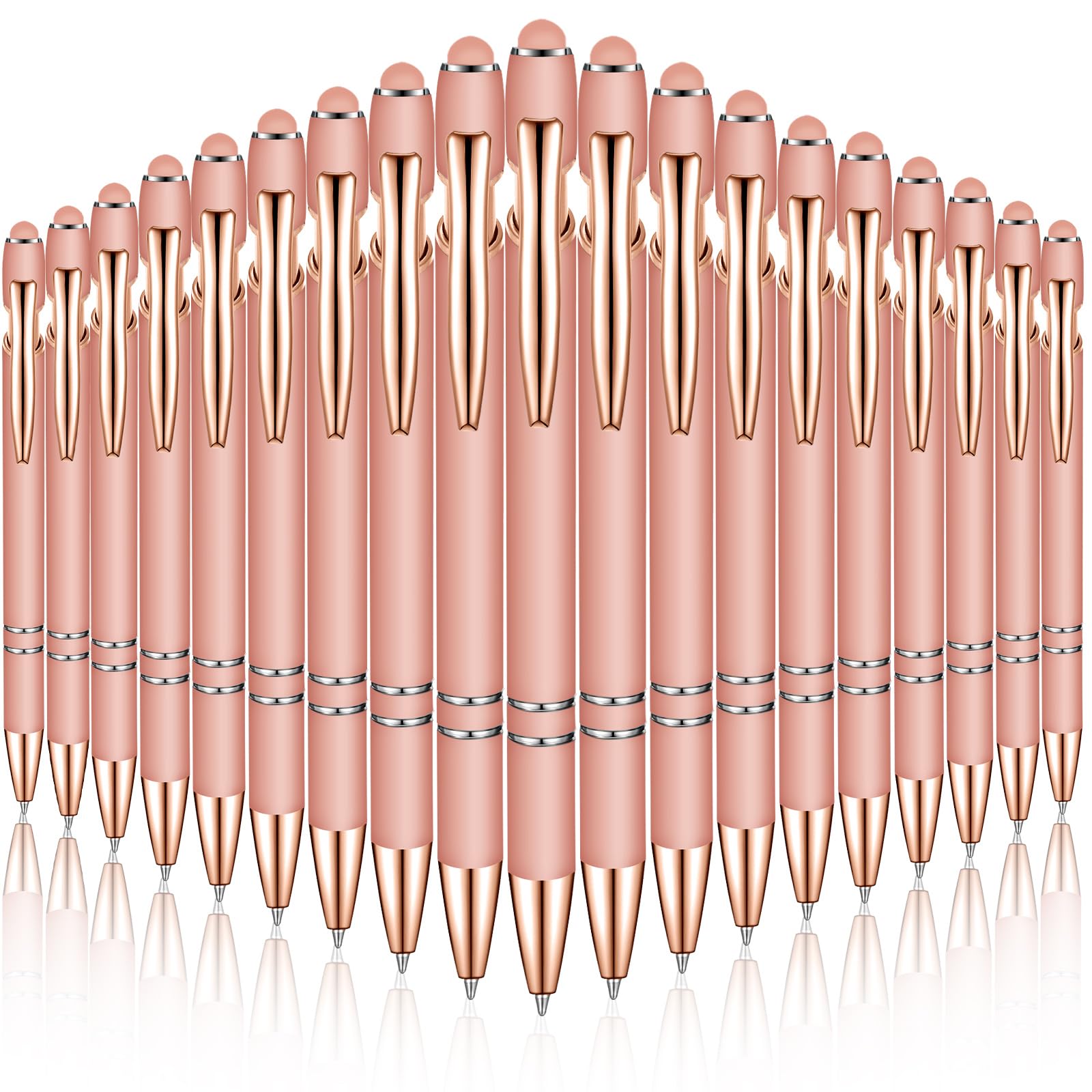 Amazon.com : Zonon 38 Pieces Rubberized Ballpoint Pen with Stylus Tip ...