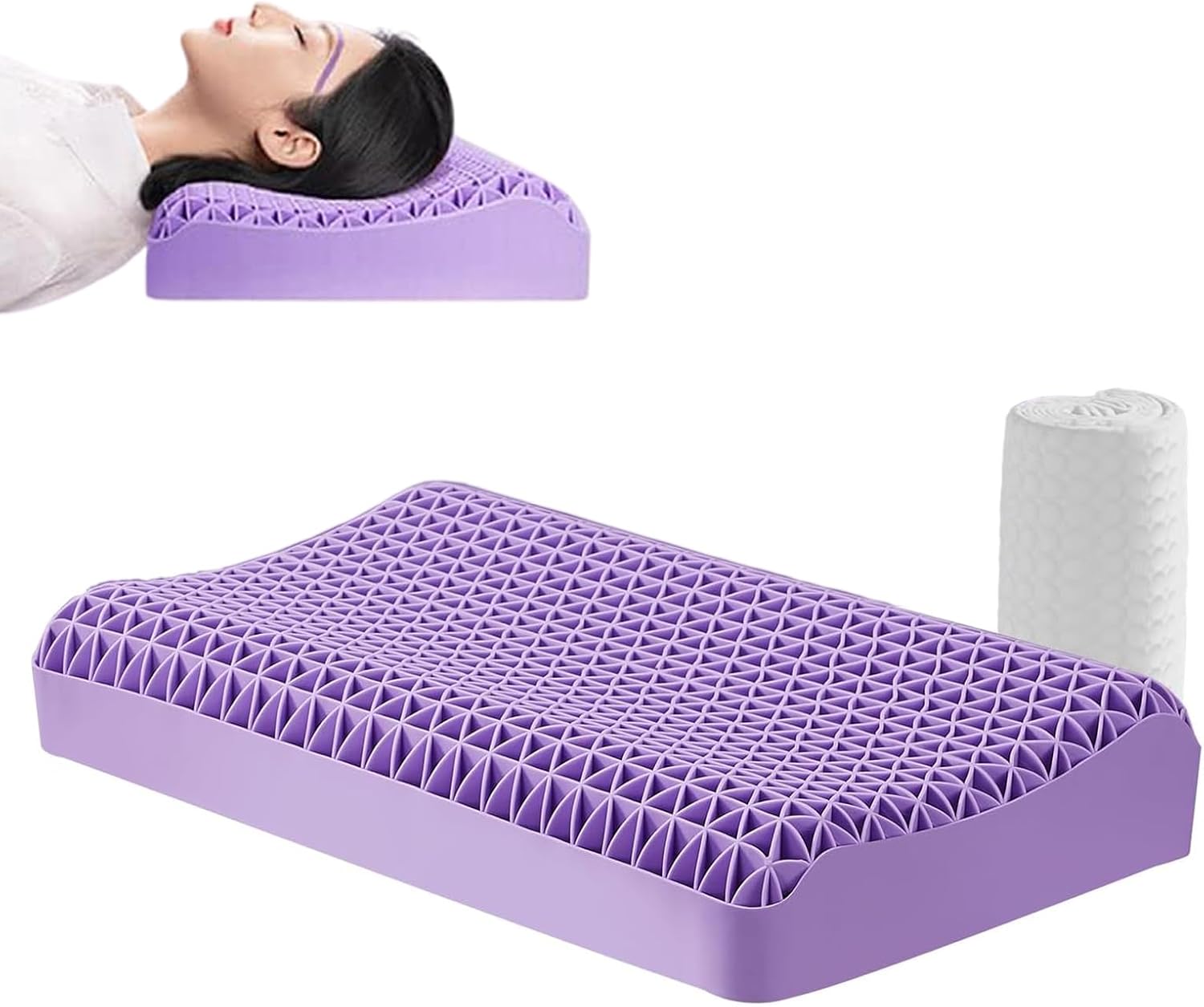 Amazon.com: Cooling Bed Pillows for Sleeping, Deep Sleep and Neck Pain ...