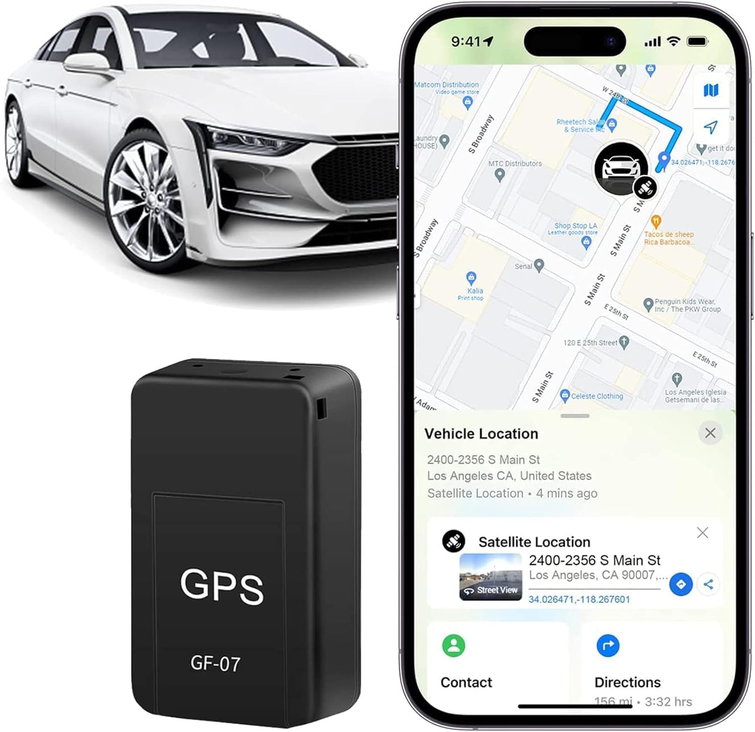 Amazon.com: Real Time 3G GPS Tracker - Portable Homing Device ...