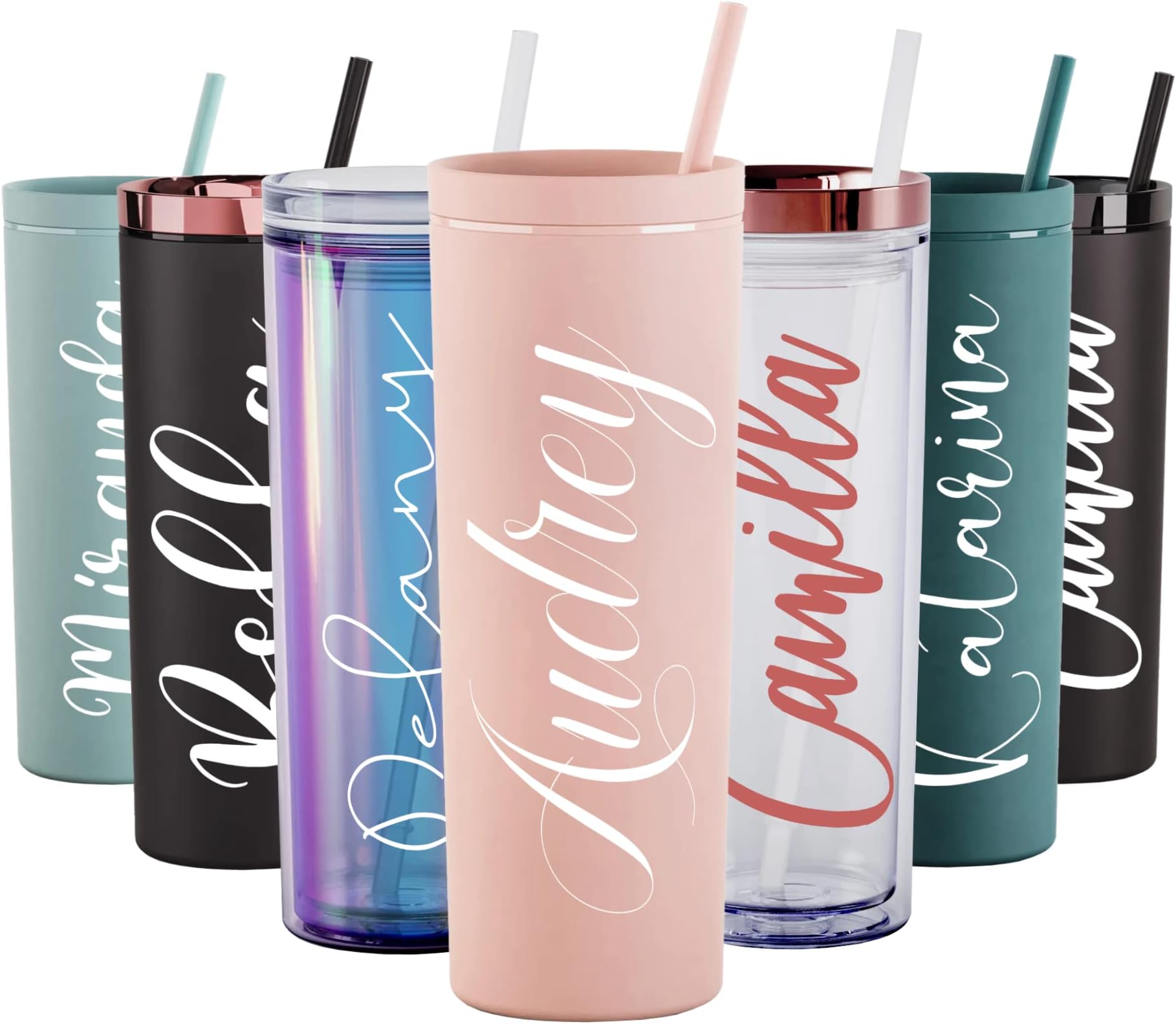 Amazon.com | KX-WARE 18 Ounce Double Walled Colorful Tabletop Insulated ...