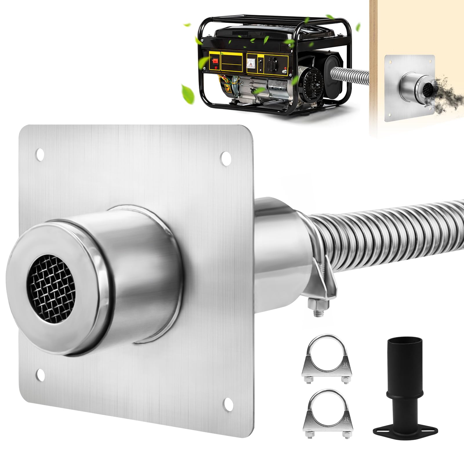 Buy 2024Newly Upgraded Generator Exhaust Extension Silencer Kit With ...