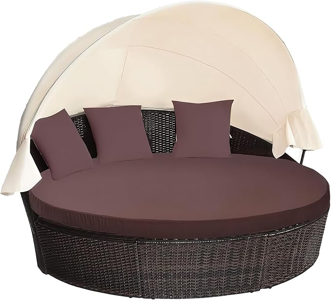 Amazon.com: MICTONY Outdoor Daybed Cushion Cover, 66" Replacement ...