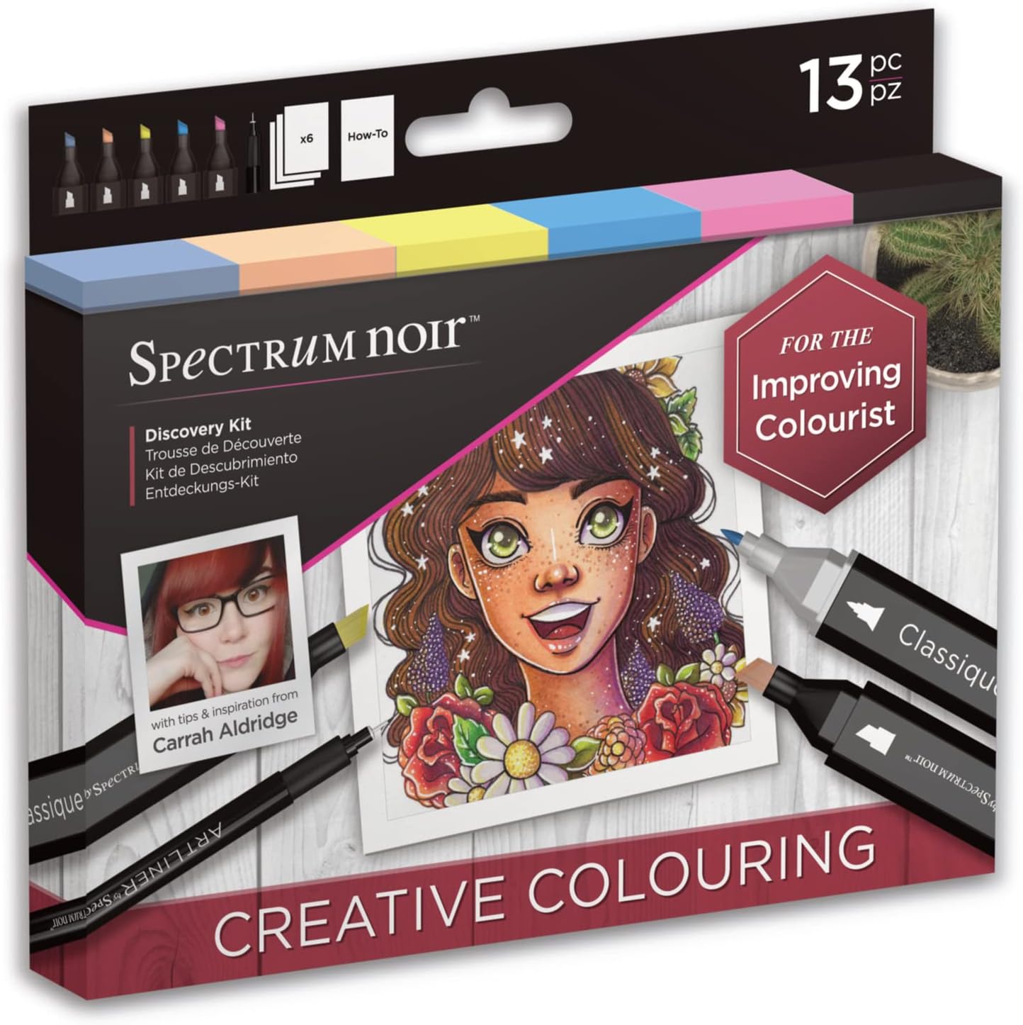 Amazon.com: Spectrum Noir DISCOVER KIT COLORING, Creative Colouring