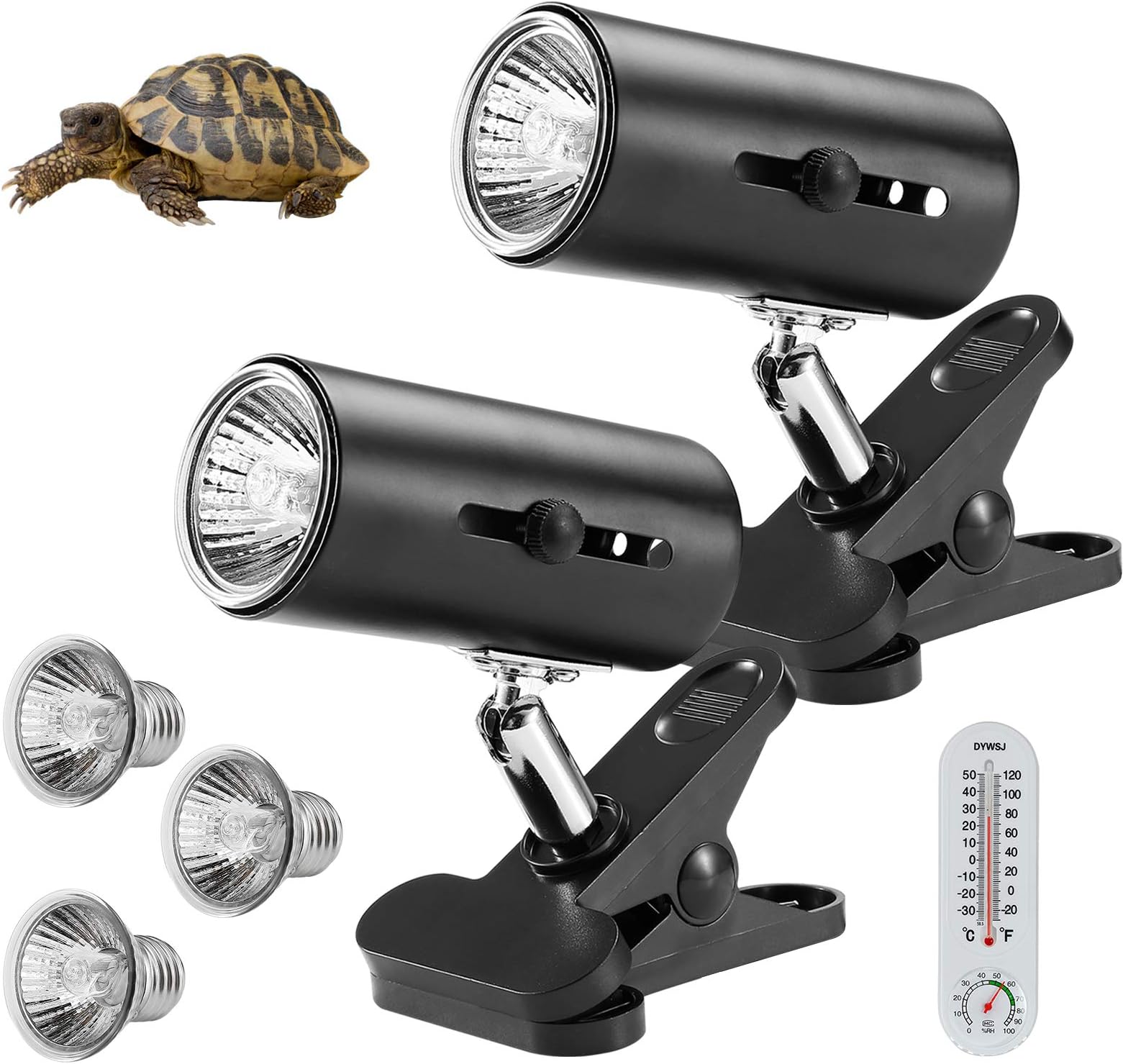 Amazon.com : Reptile Heat Lamp,Adjustable and Rotates 360°,25W Reptile ...