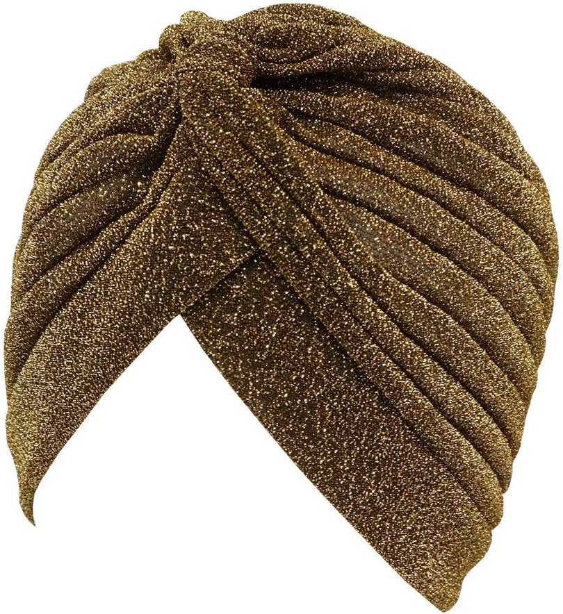 Amazon.com: BABEYOND Women's Turban Hat with Crystal Vintage Head Wrap ...