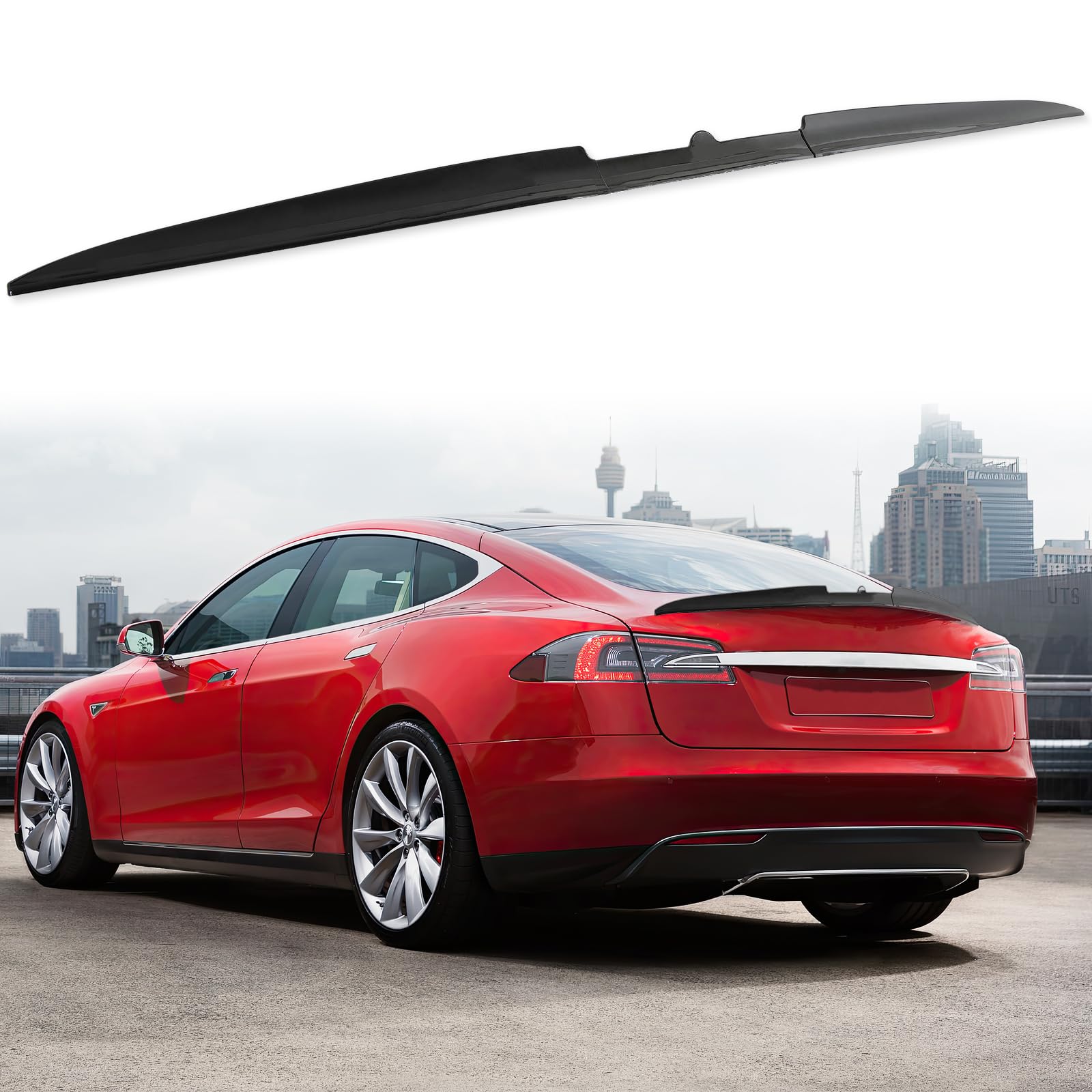 Snapklik.com : DREAMOTOR Car Universal Rear Spoiler 54 Trunk Spoiler ...