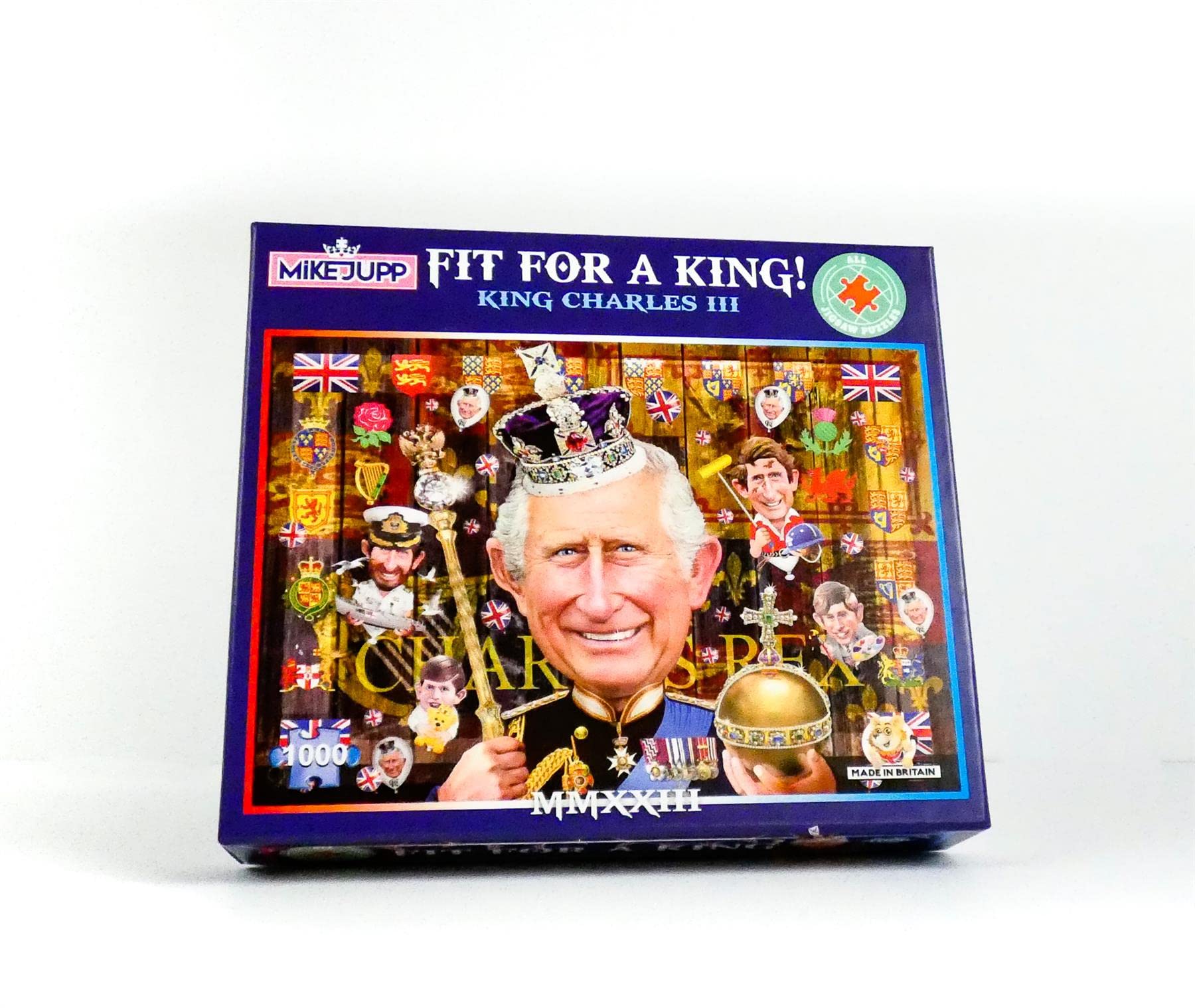 King Charles III Coronation Puzzle - Fit For A King By Mike Jupp - 1000 ...