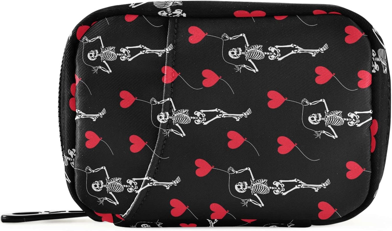 Amazon.com: Pfrewn Pill Organizer Case Skeleton in Love Heart Travel ...