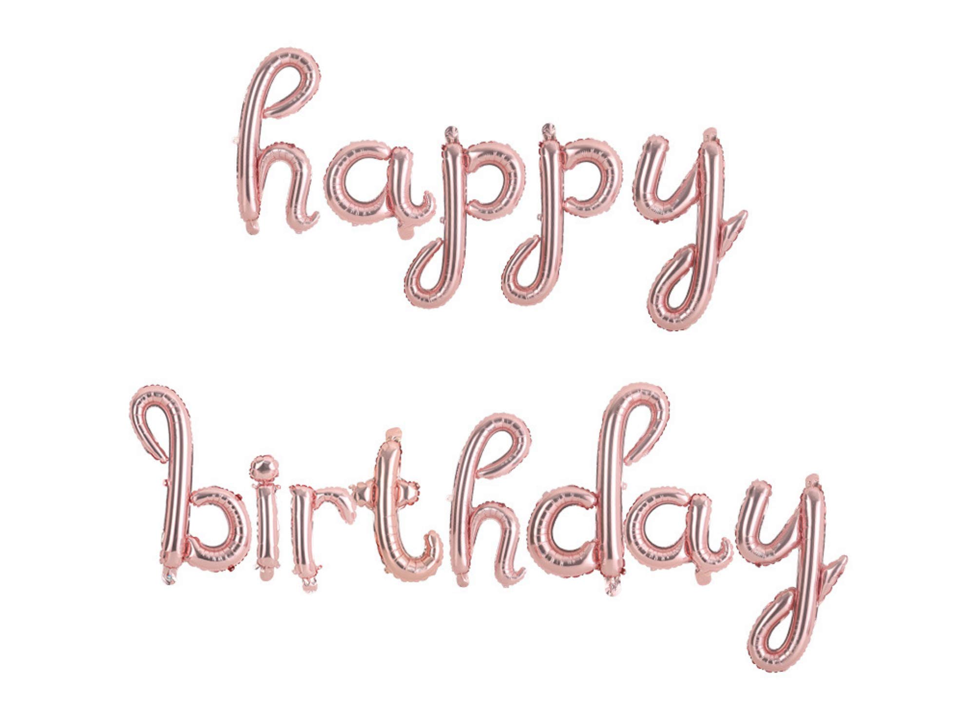 Happy Birthday Cursive Pink