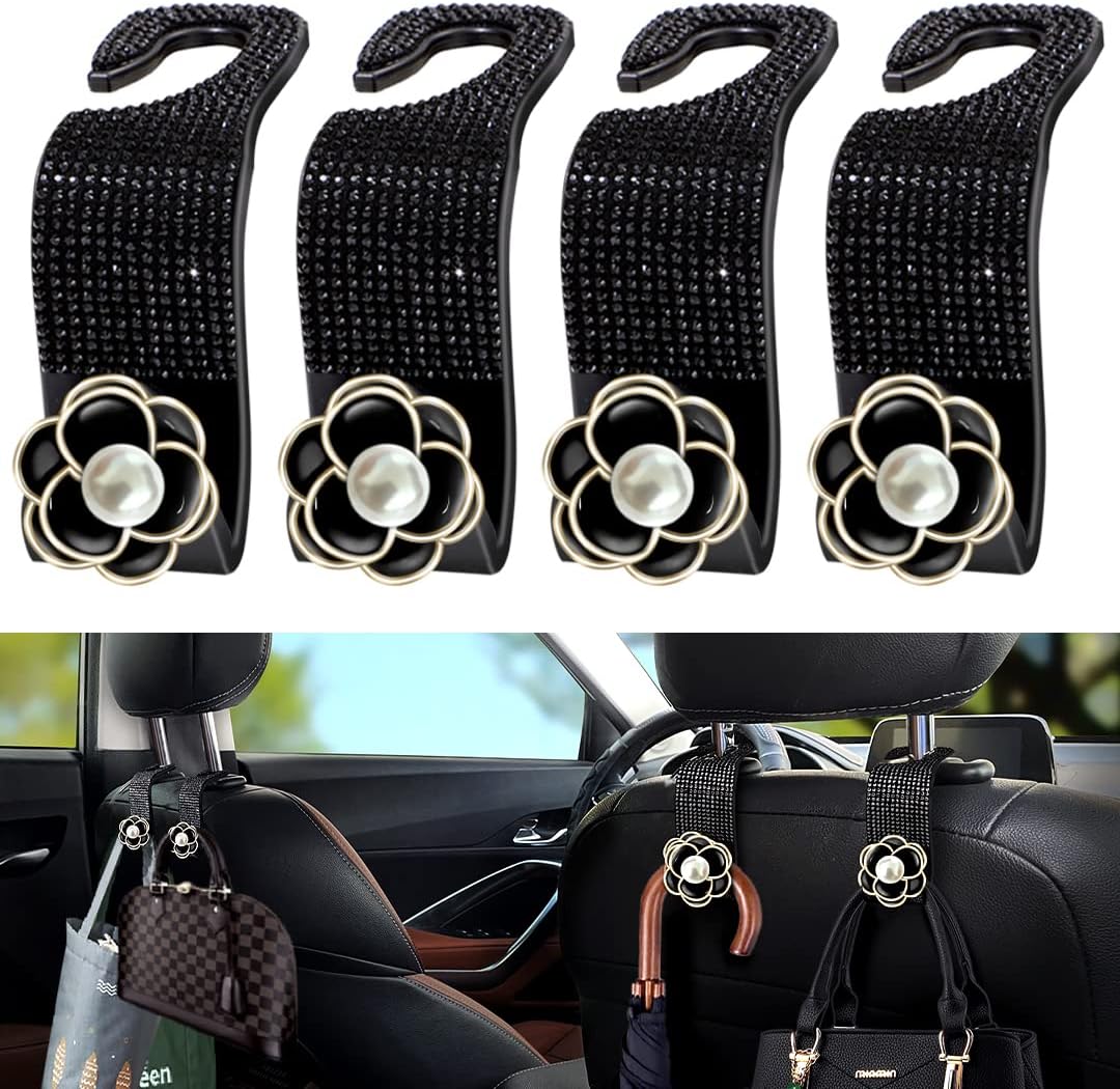 Amazon.com: MAPLEROSE 2PCS Car Hook Purse Holder for Car Hooks for ...