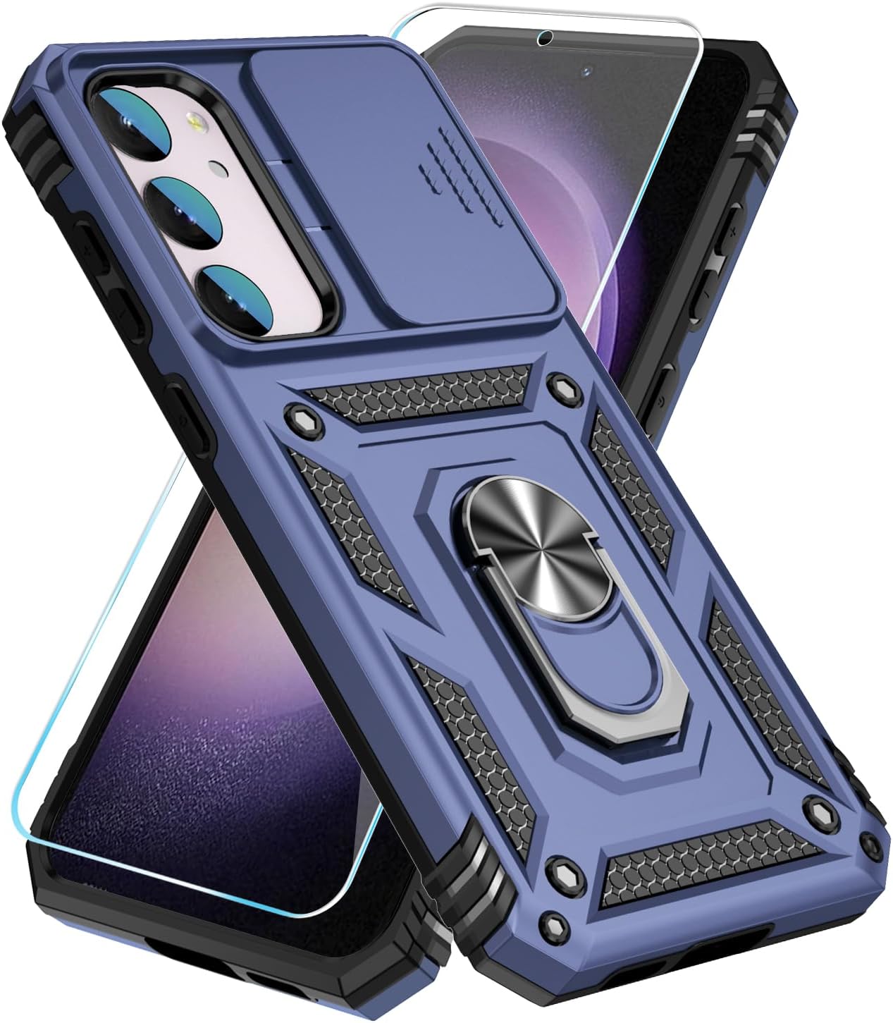 Amazon.com: SunStory Phone Case for Samsung Galaxy S23 Plus Case with HD Screen Protector ...