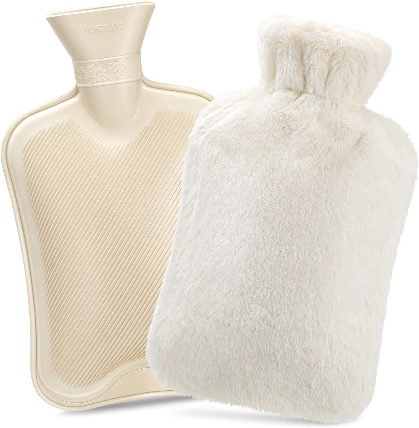 Relaxdays Bouillotte, sans Housse, Durable, sûr, 2 litres, pour Le lit ...